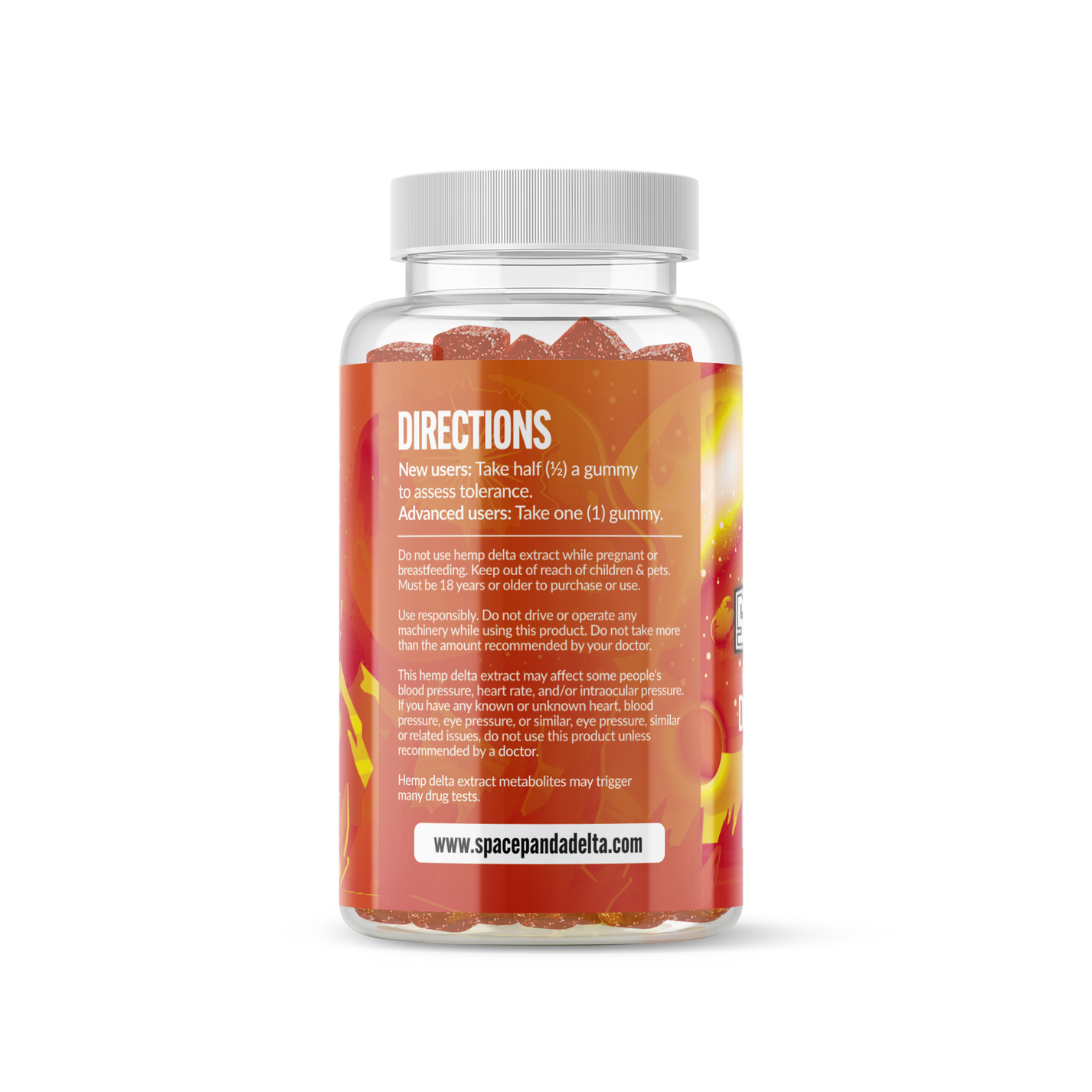 SpacePanda Delta 8 Mango Kush Gummies - Space Panda